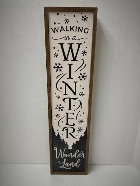 Walking In A Winter Wonderland Sign | Jenny's Gift Baskets | Winter ...