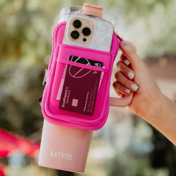 Katydid - Vaso rosa fucsia con funda con cremallera: Rosa fucsia ...
