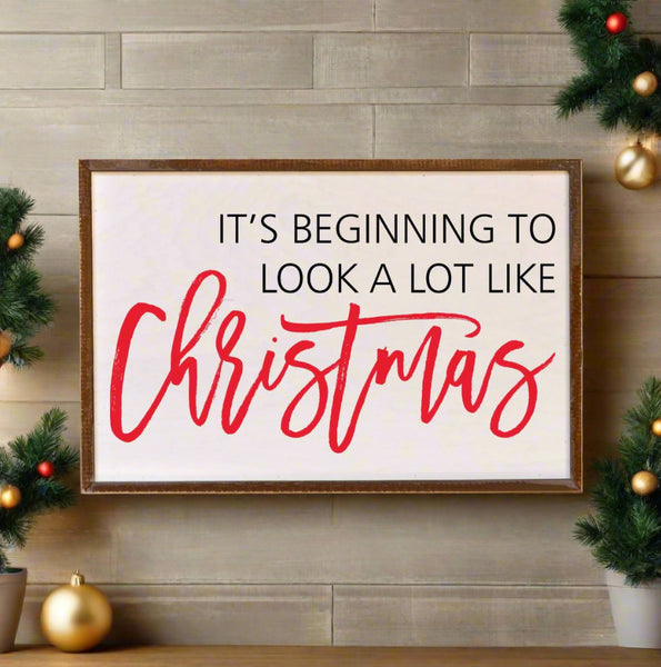 Driftless Studios - 12x18 It's Beginning To Look A Lot Like Christmas ...