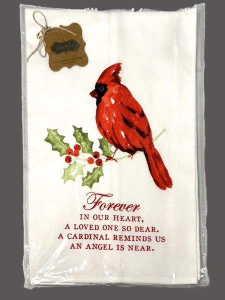 Mud Pie - Forever Cardinal Towel – Jenny's Gift Baskets