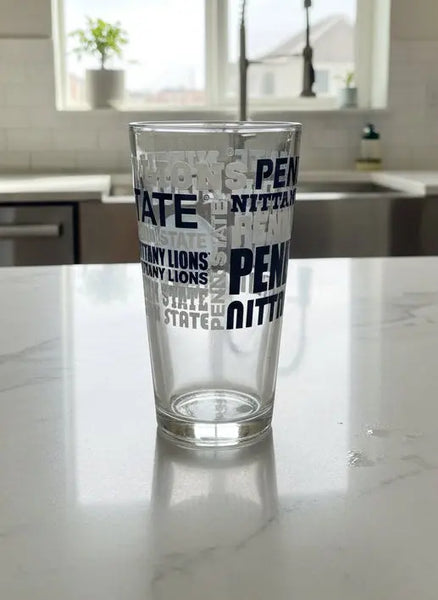 Penn State Spirit Pint Glass - Go State 16oz Game Day Drinkware – Jenny ...