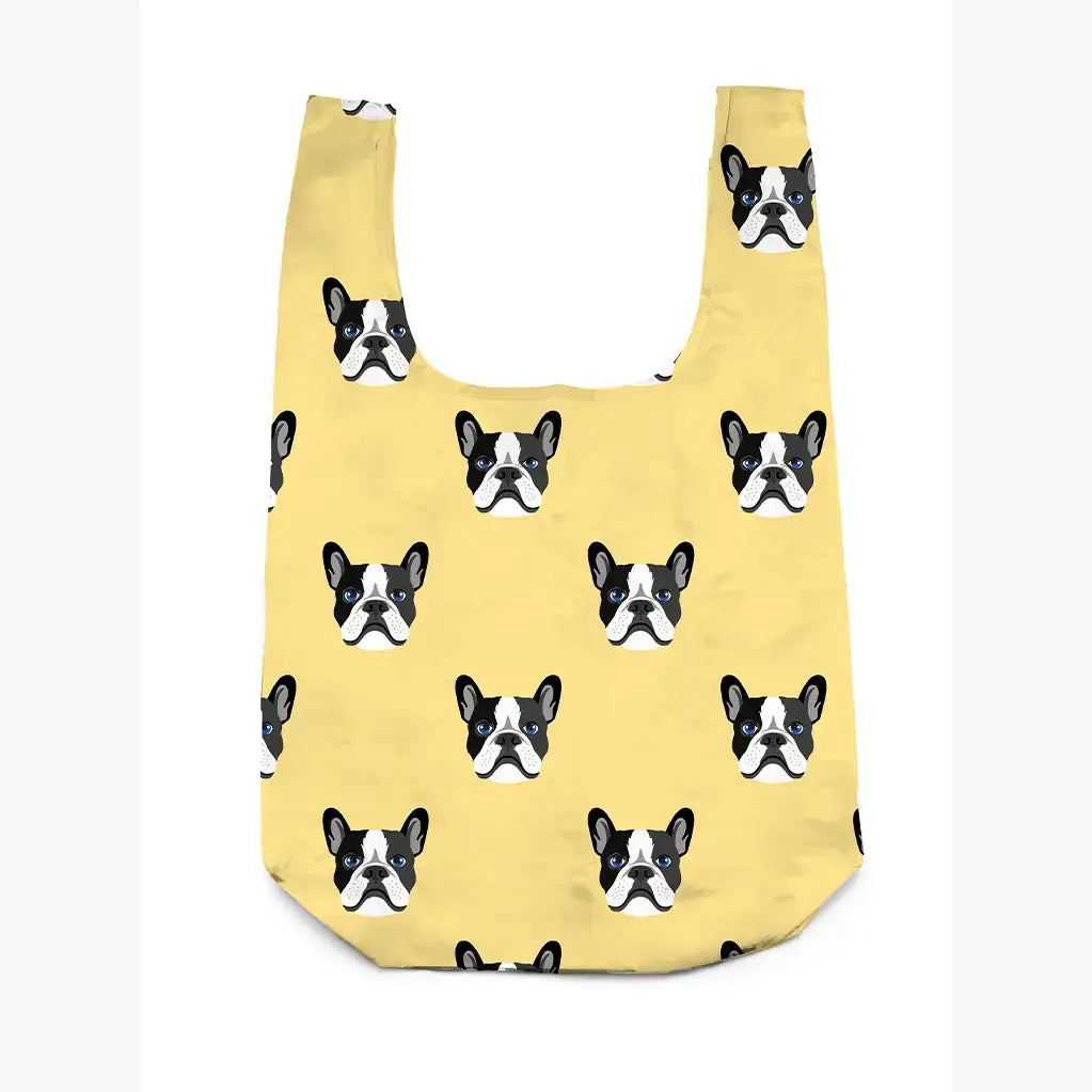 2-in-1 Boston Terrier Bag Charm & Reusable Shopper - Living Royal ...