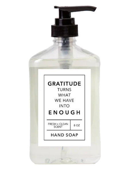 8 oz Gratitude Hand Soap – Jenny's Gift Baskets