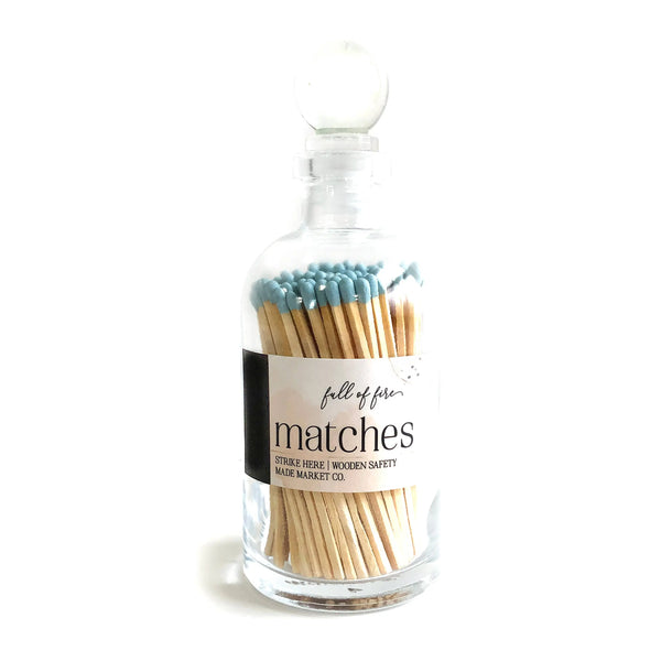 Full of Fire Matches. - Powder Blue – Jenny's Gift Baskets