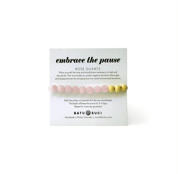 Embrace The Pause Bracelet | Jenny's Gift Baskets | Batu Suci