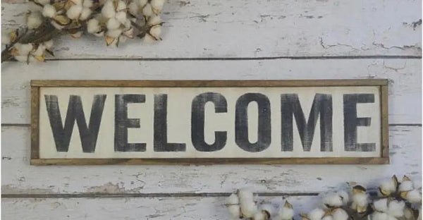 Welcome Sign – Jenny's Gift Baskets