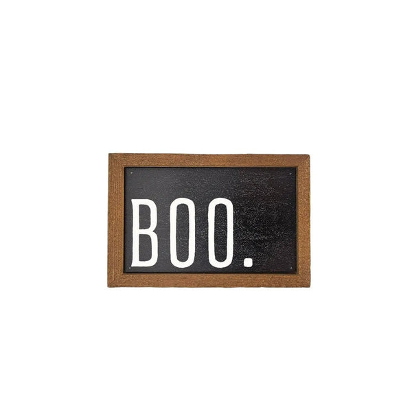 Driftless Studios - Boo 6X4 Halloween Sign – Jenny's Gift Baskets